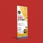 Ukuran Banner Standing X, Y, Roll Up dan Digital Web