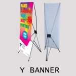 Ukuran Banner Standing X, Y, Roll Up dan Digital Web